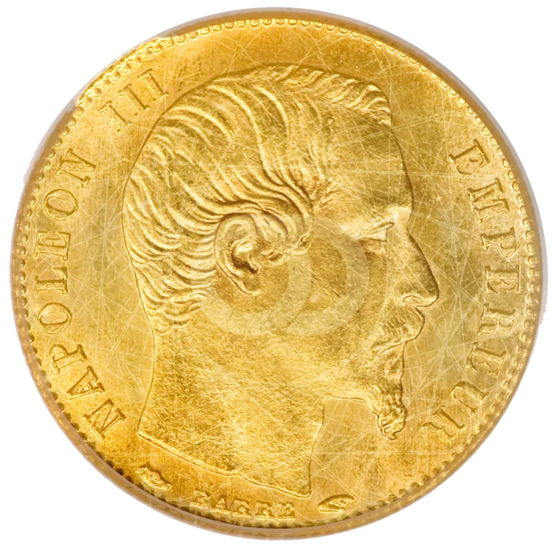 5 Franchi Napoleone III 1854 1855 - Orodei24